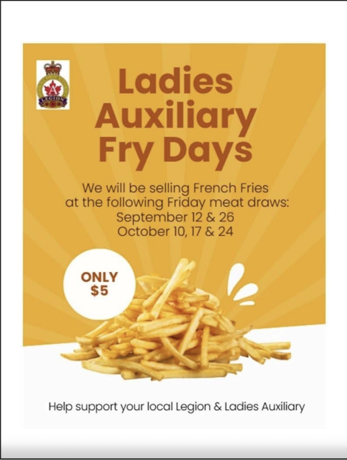 Fry Days - The Cobourg Legion