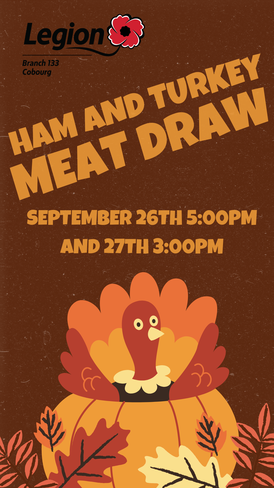 Ham and Turkey Meat Draw - The Cobourg Legion